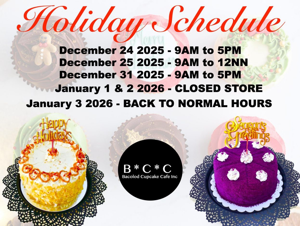 Celebrating the New Year Together – Bacolod Cupcake Cafe Inc.